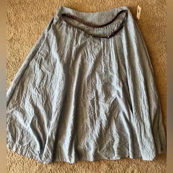 Laura Scott | Skirts | New Laura Scott Crinkle Heather Skirt | Poshmark